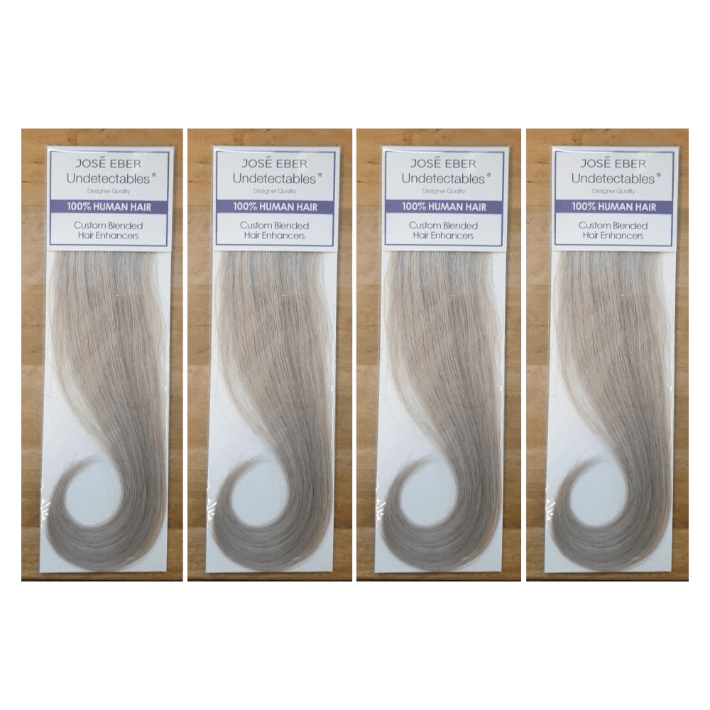 Jose Eber 4pc 100% Human Hair Enhancer Kit, Grey 8 - Walmart.com