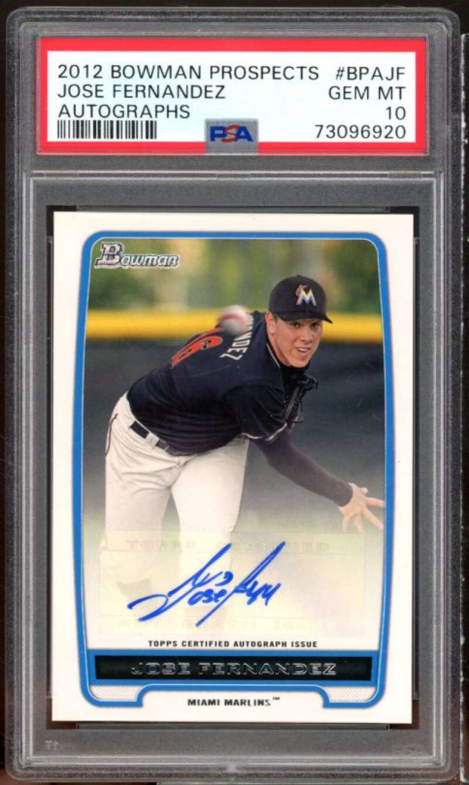 Jose Fernandez Rookie Card