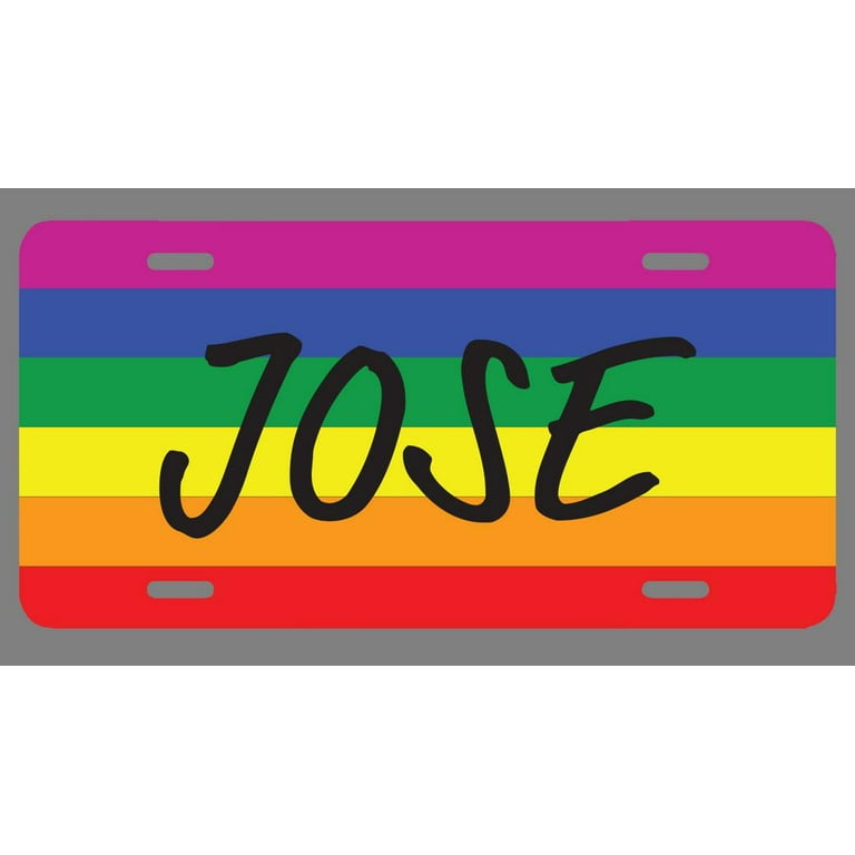 Jose Name Tag USMC PILOT Nametag 2 Lines Of Text, Classic Embossed