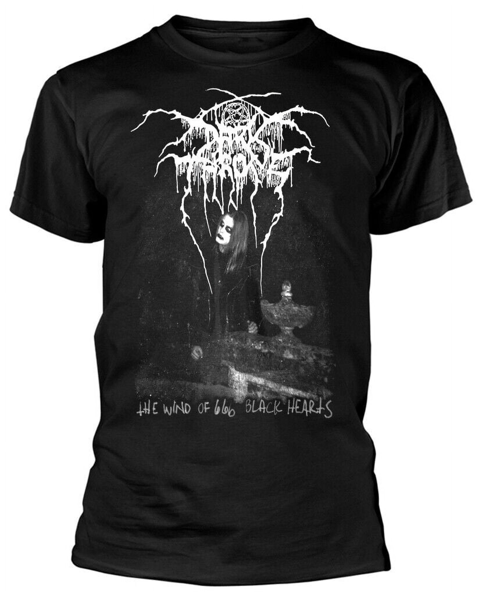 Josecarlos Darkthrone The Winds Of 666 Black Hearts Black T-Shirt NEW ...