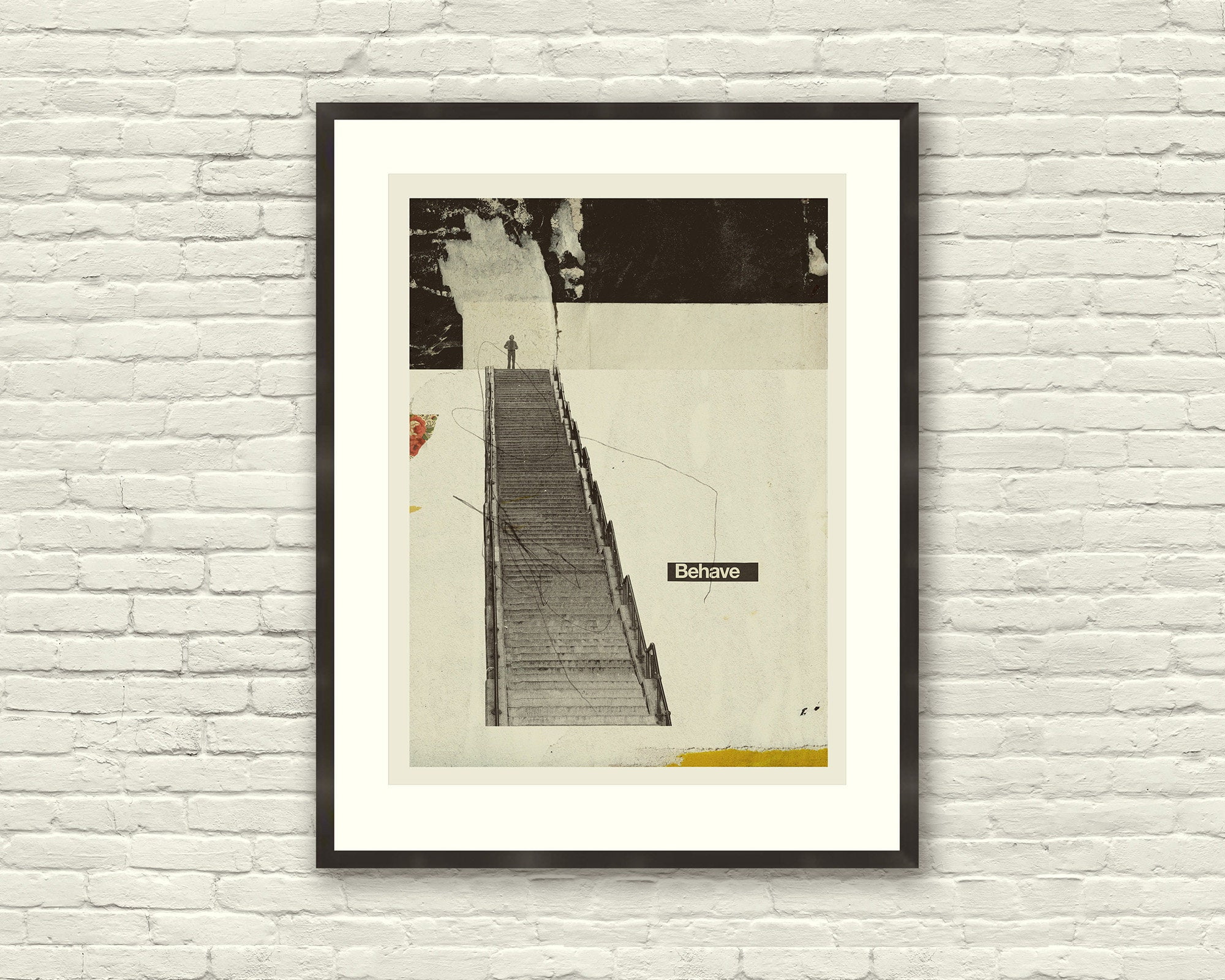 Josecarlos Poster Joker Variant Art Print Poster, Stairs, Joaquin ...