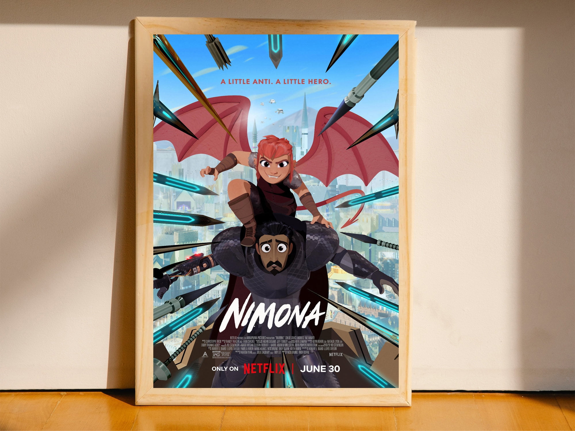 Josecarlos Poster Nimona Movie Posters|Poster Collectibles|Poster |House Decorations-Unframed ...
