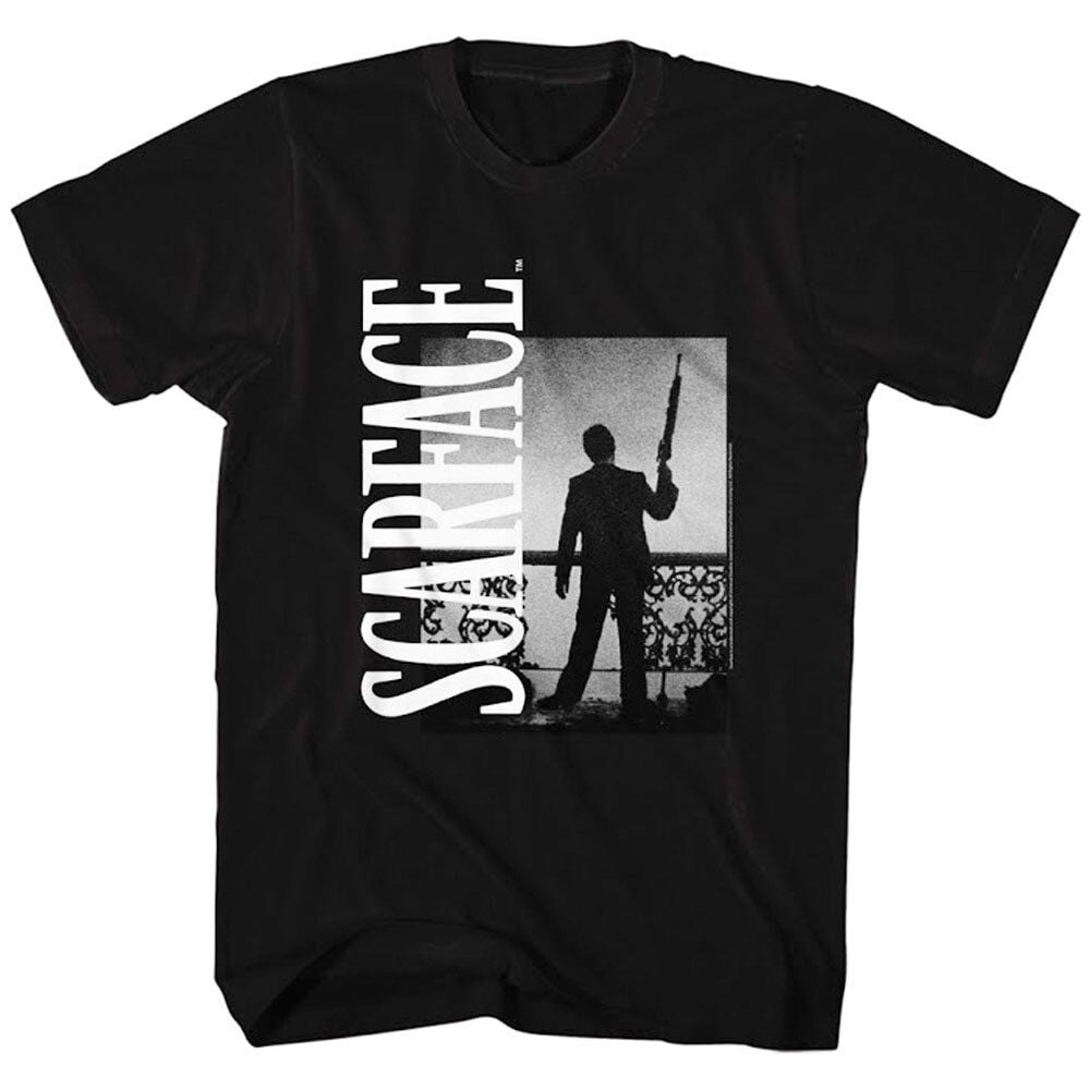 Josecarlos Scarface Tony Montana Silhouette Balcony Scene Men's T Shirt ...