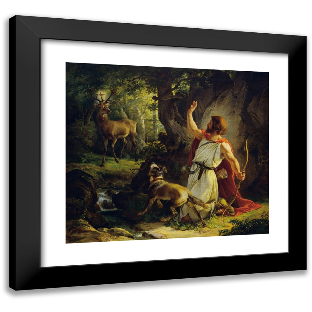 Josef Binder 22x20 Black Modern Framed Museum Art Print Titled - The ...