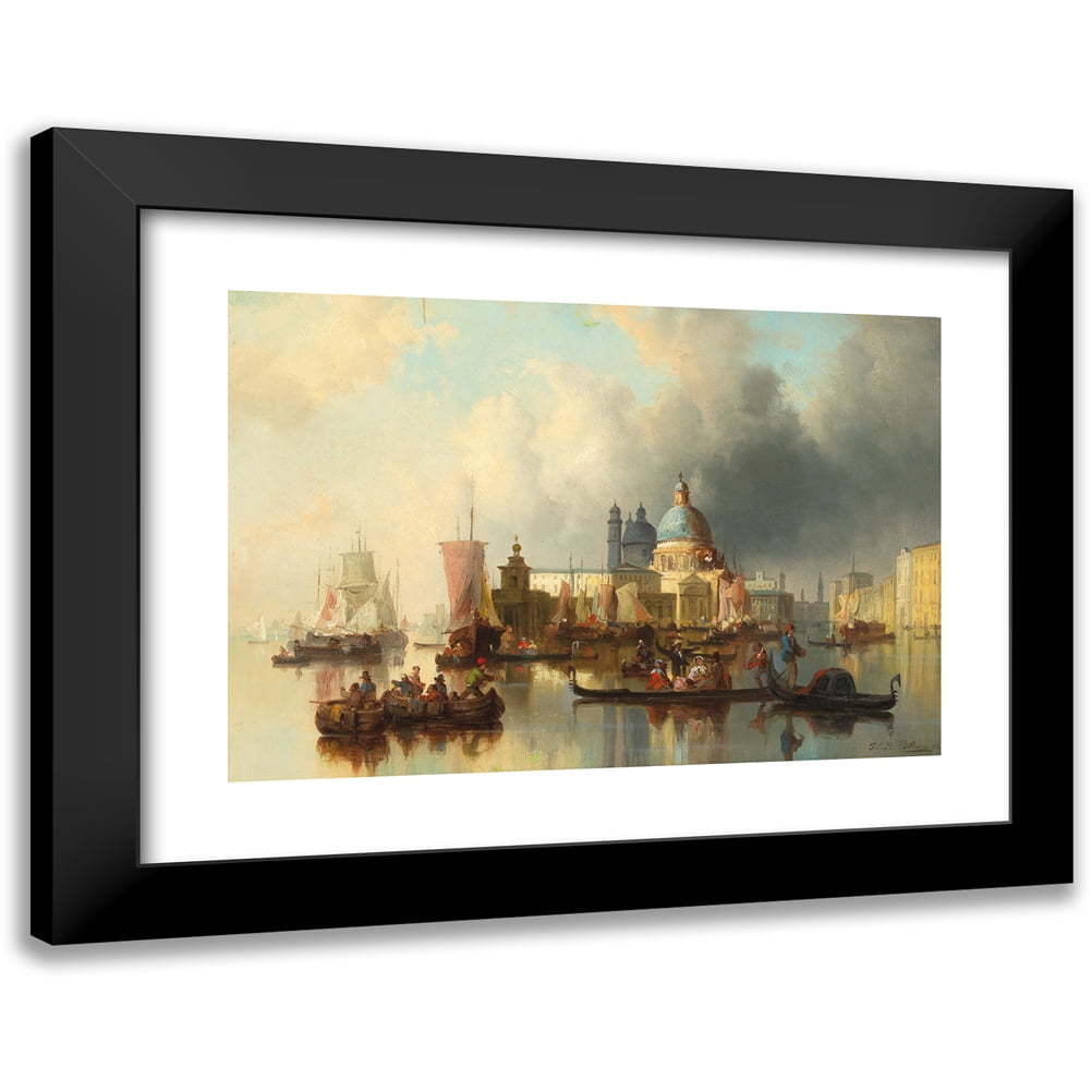 Josef Carl Berthold Püttner 18x14 Black Modern Framed Museum Art Print ...