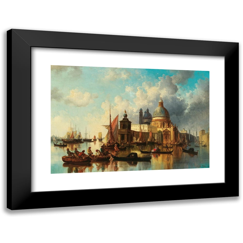 Josef Carl Berthold Püttner 18x14 Black Modern Framed Museum Art Print ...
