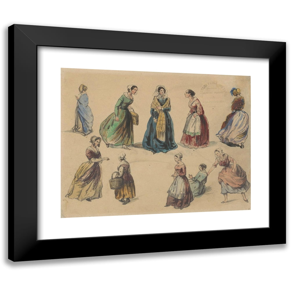 Josef Eduard Tetar van Elven 14x12 Black Modern Framed Museum Art Print ...