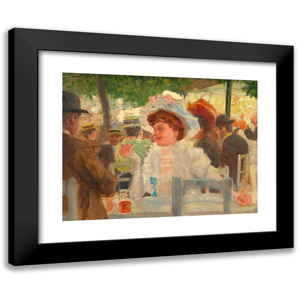 Josef Engelhart 14x12 Black Modern Framed Museum Art Print Titled ...