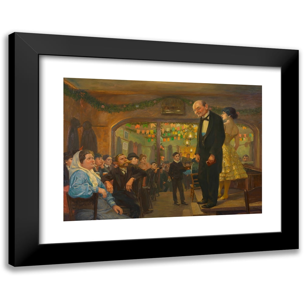 Josef Engelhart 18x14 Black Modern Framed Museum Art Print Titled ...