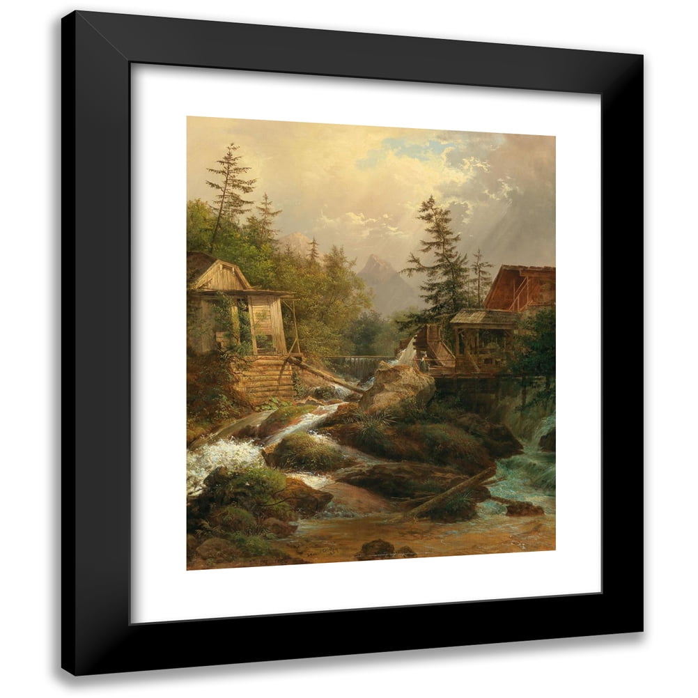 Josef Feid 12x14 Black Modern Framed Museum Art Print Titled - A ...