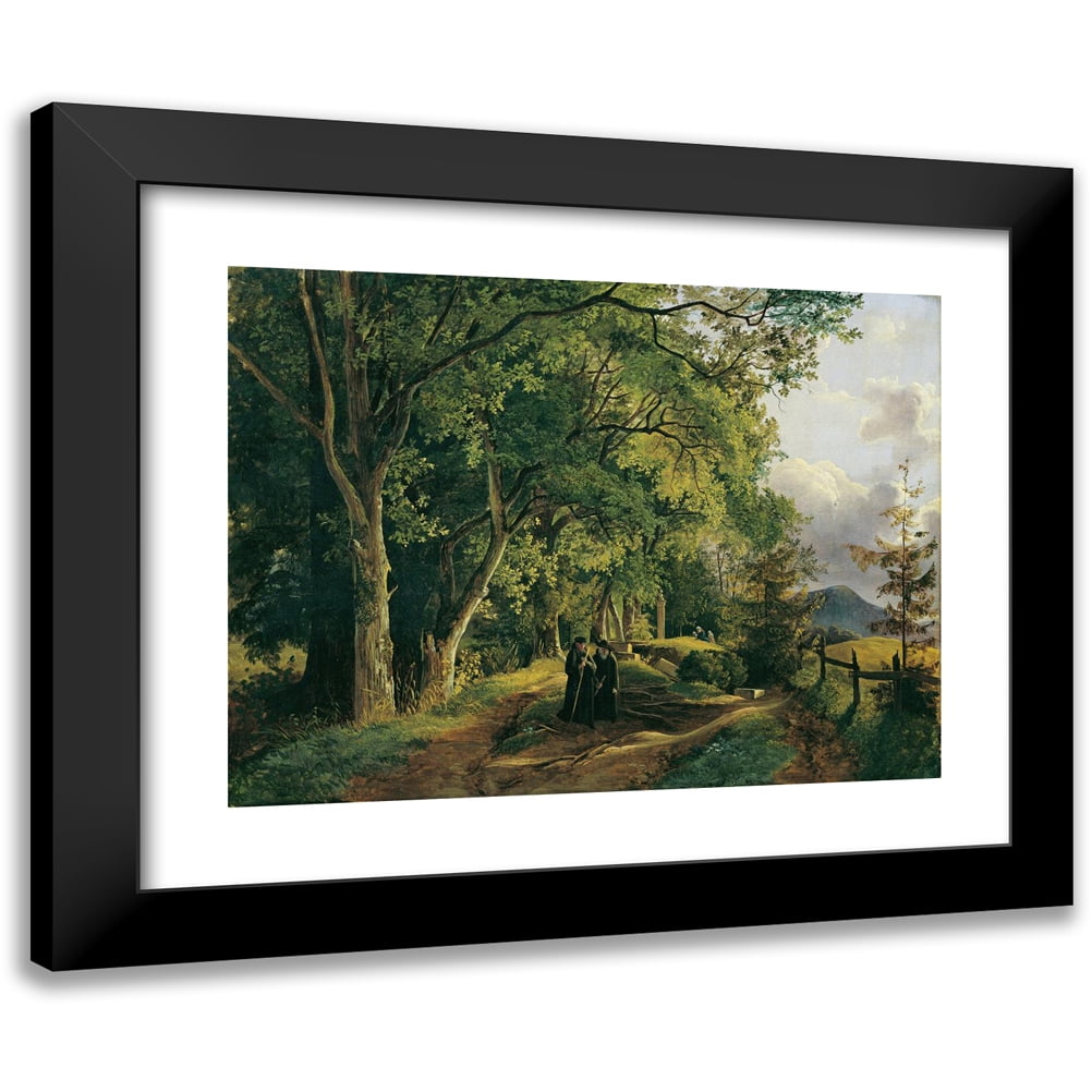 Josef Feid 14x12 Black Modern Framed Museum Art Print Titled - Way to ...