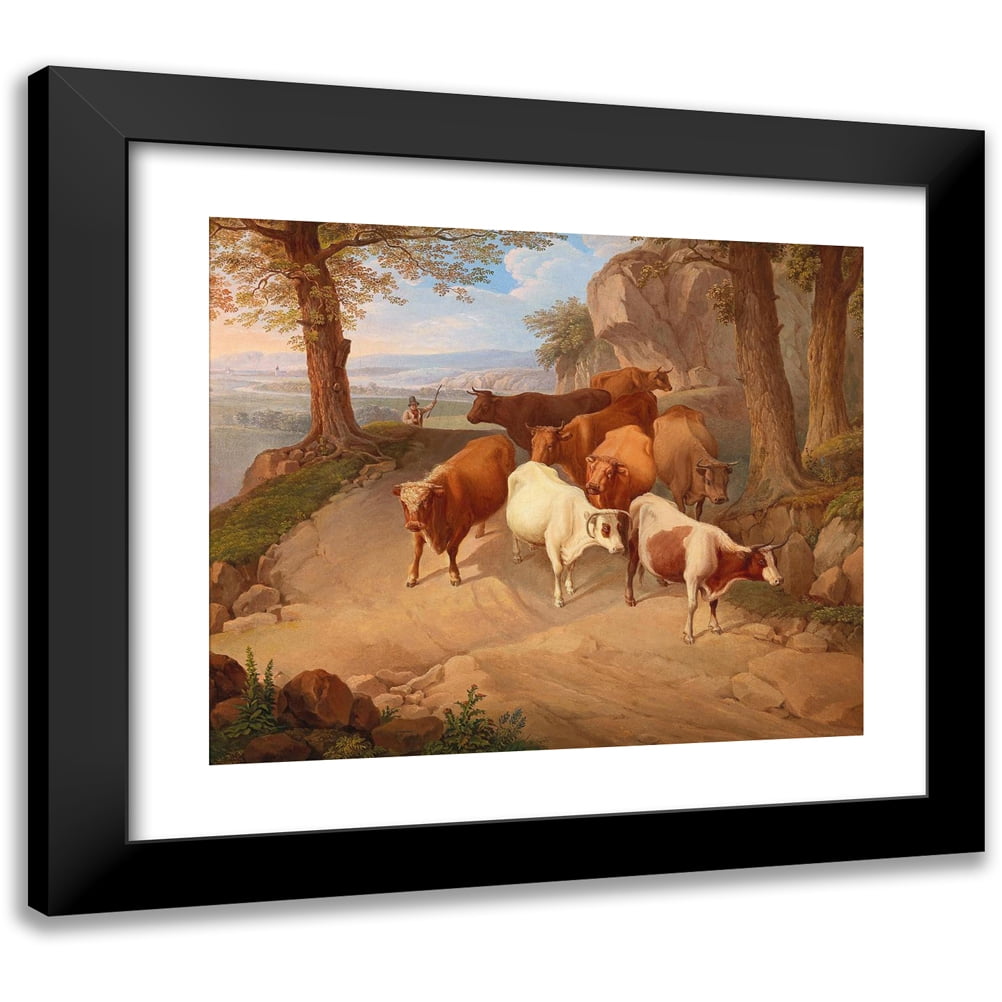 Josef Feid 17x15 Black Modern Framed Museum Art Print Titled - Bringing ...