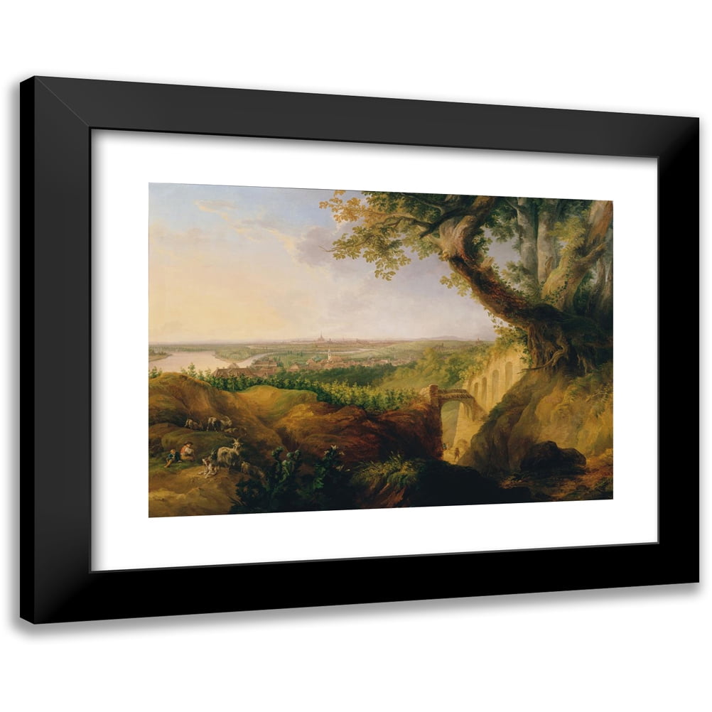 Josef Fischer 14x11 Black Modern Framed Museum Art Print Titled - View ...
