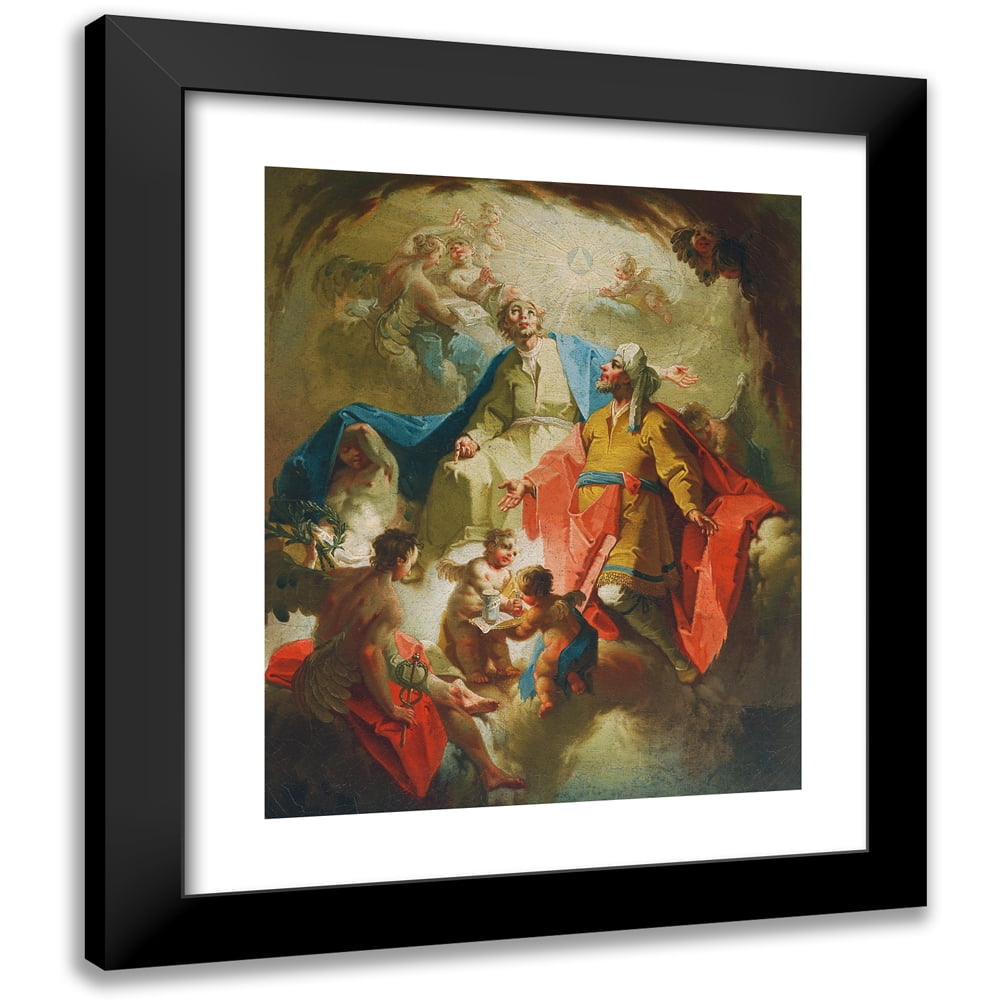 Josef Haller 12x14 Black Modern Framed Museum Art Print Titled - Glorie ...