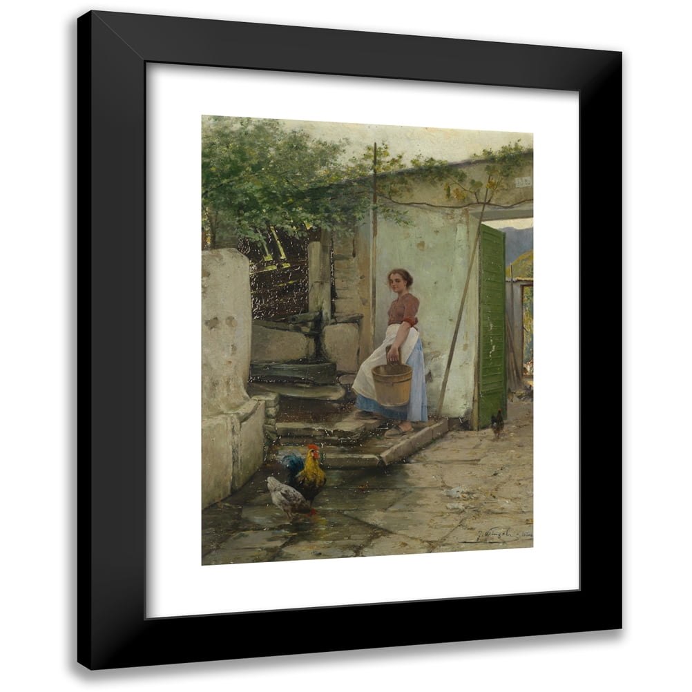 Josef Kinzel 11x14 Black Modern Framed Museum Art Print Titled - Motif ...