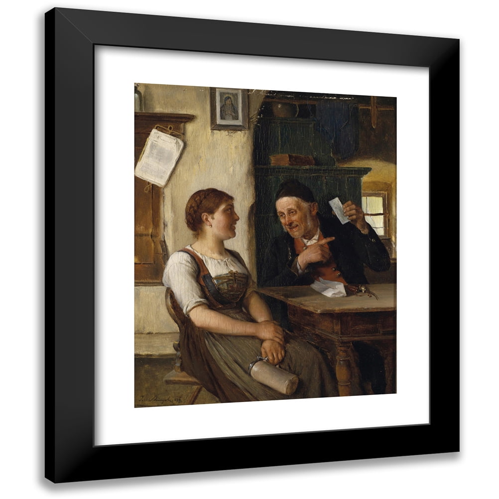 Josef Kinzel 12x14 Black Modern Framed Museum Art Print Titled - Your ...