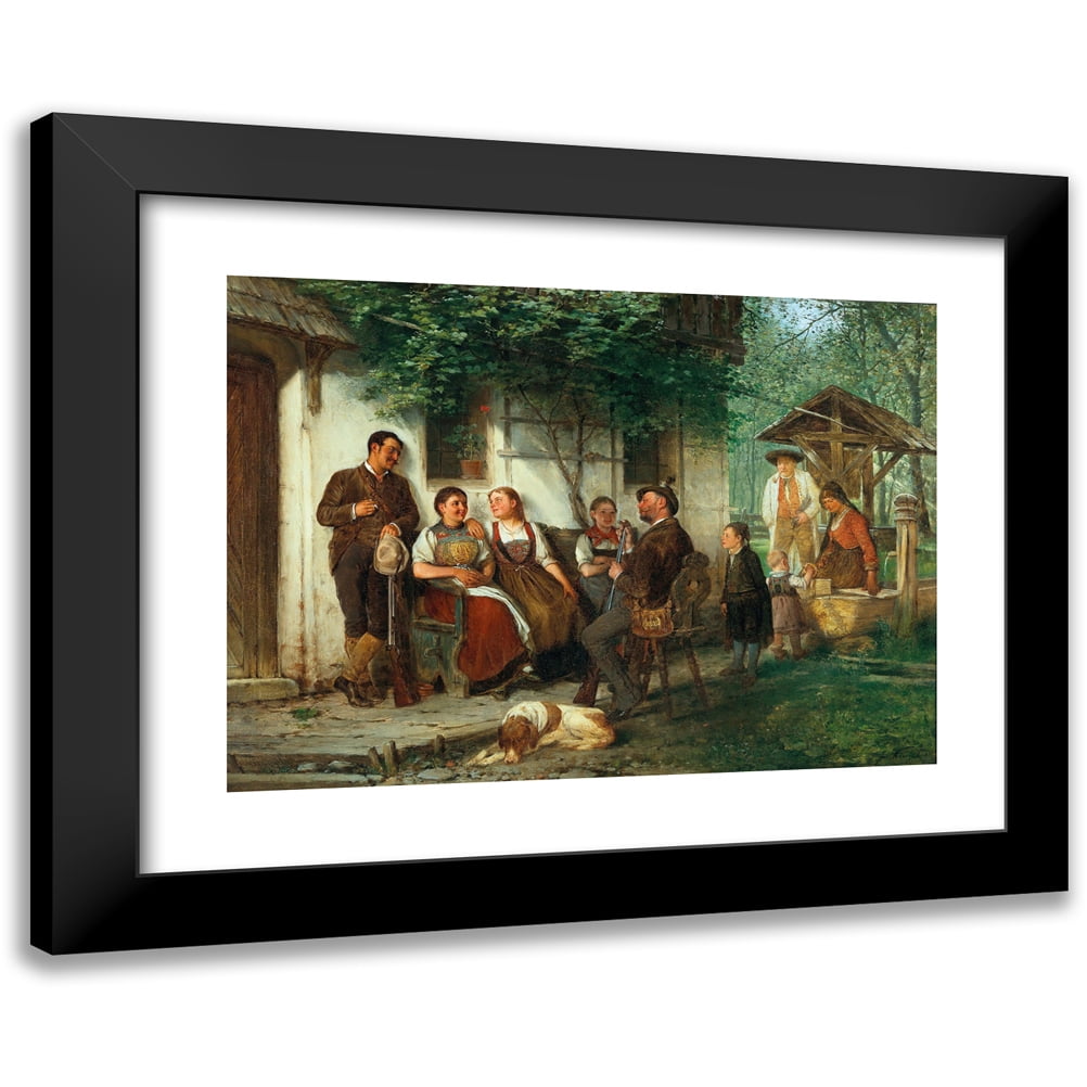 Josef Kinzel 14x11 Black Modern Framed Museum Art Print Titled ...