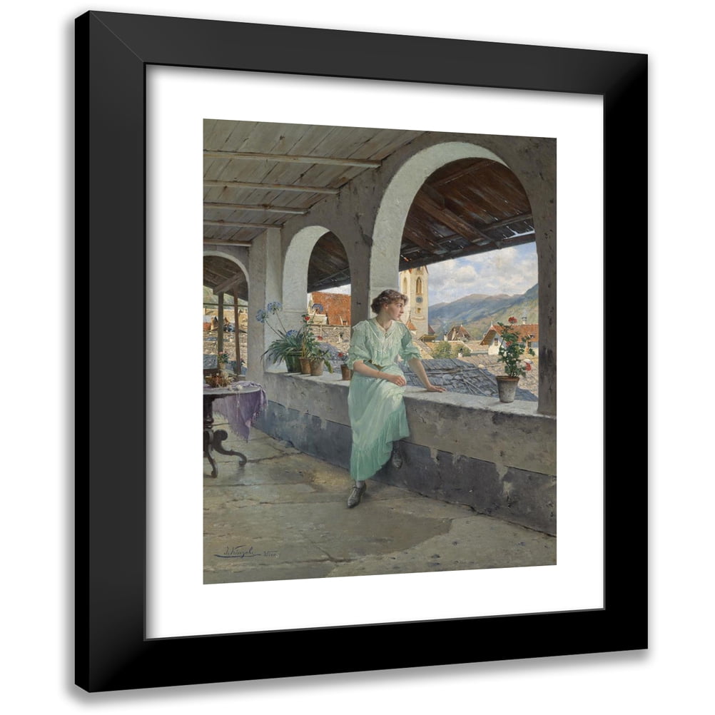 Josef Kinzel 14x18 Black Modern Framed Museum Art Print Titled - View ...