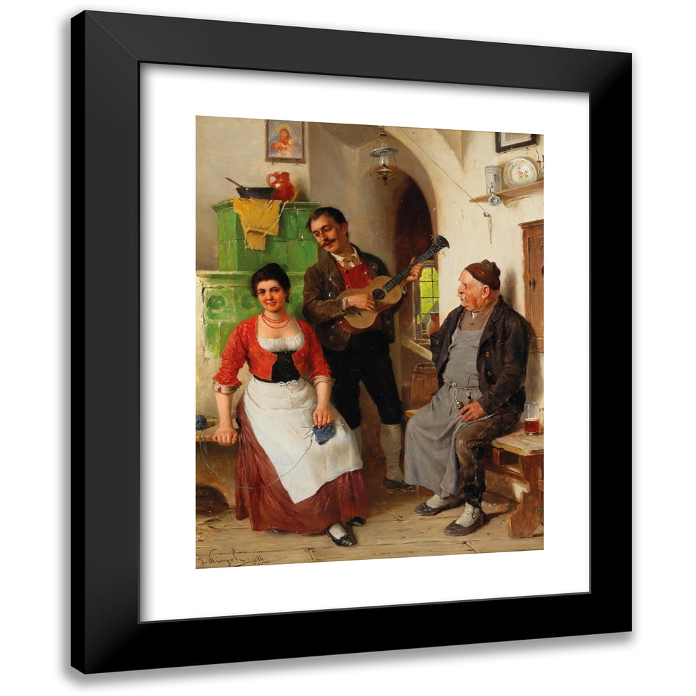 Josef Kinzel 15x18 Black Modern Framed Museum Art Print Titled - The ...