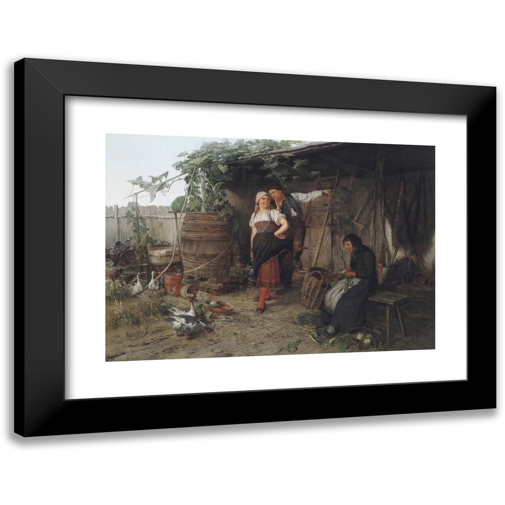 Josef Kinzel 24x18 Black Modern Framed Museum Art Print Titled - The ...