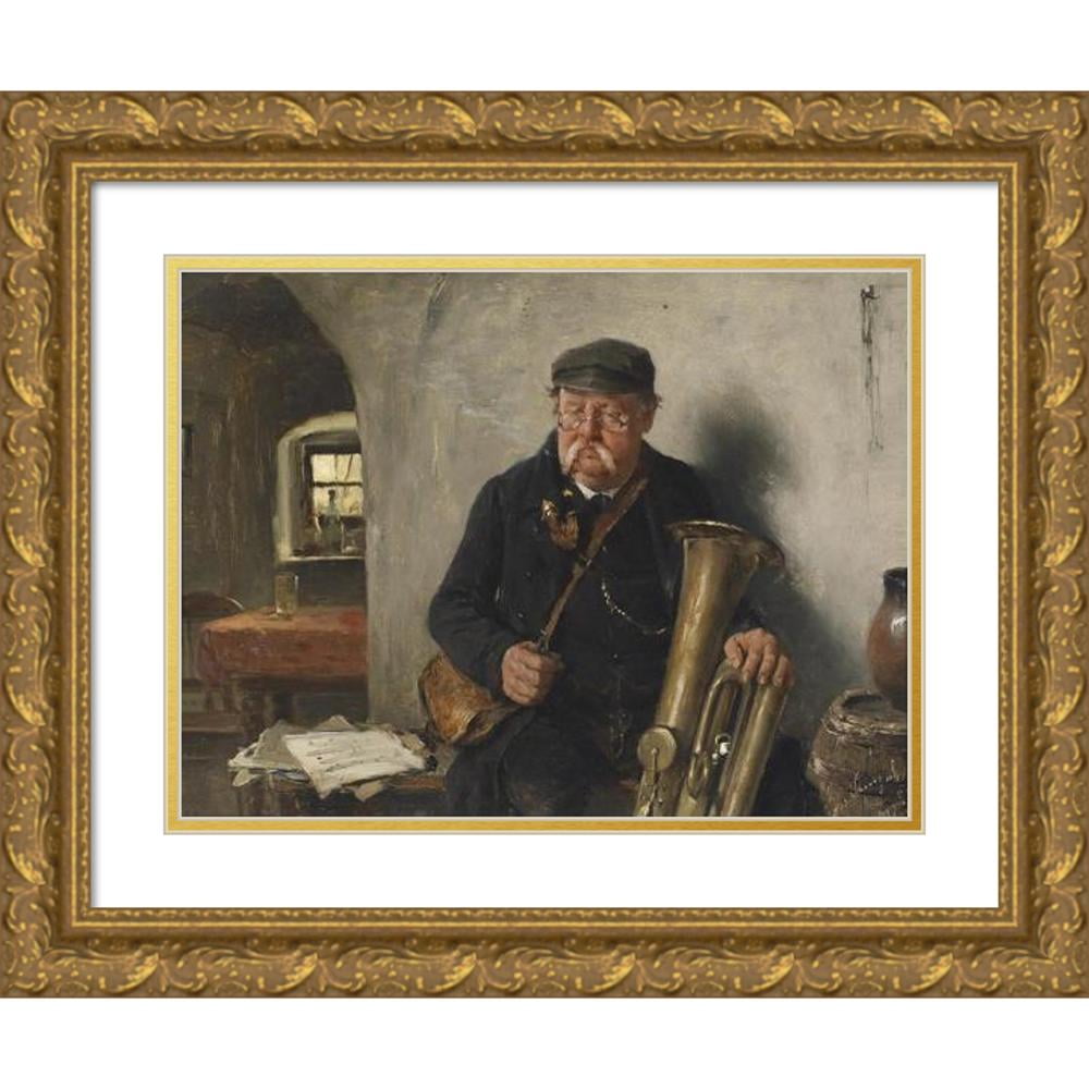 Josef Kinzel 24x19 Gold Ornate Framed and Double Matted Museum Art ...