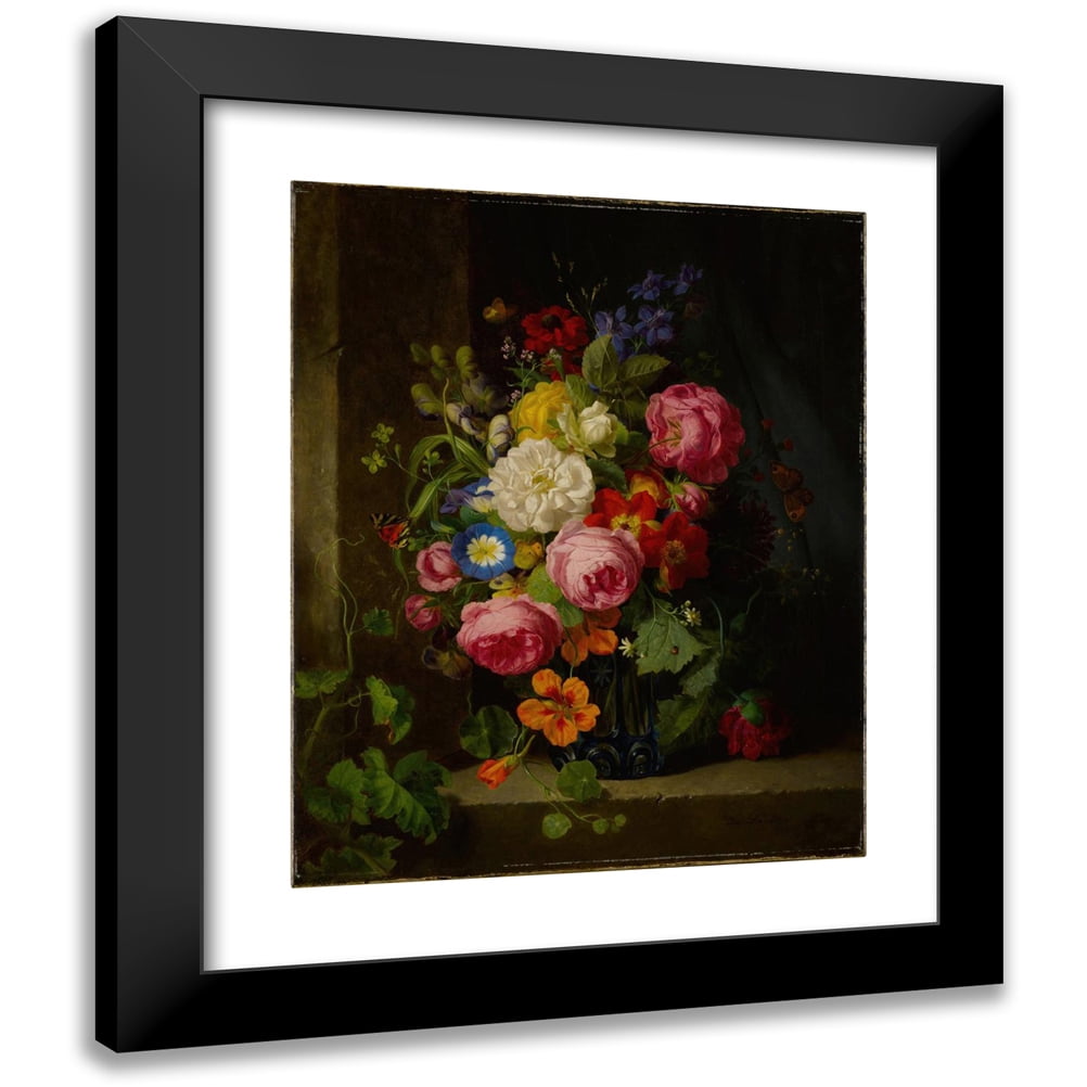 Josef Lauer 12x14 Black Modern Framed Museum Art Print Titled - Still ...