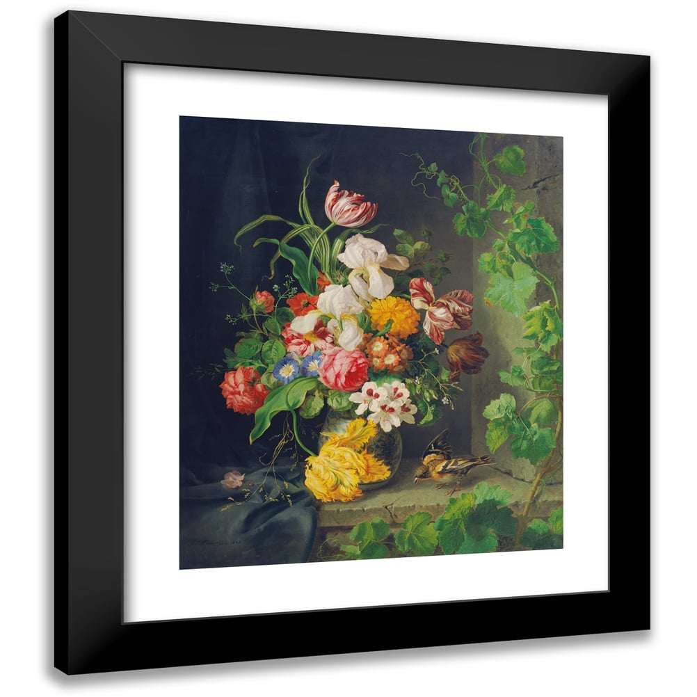 Josef Lauer 12x14 Black Modern Framed Museum Art Print Titled - Still ...