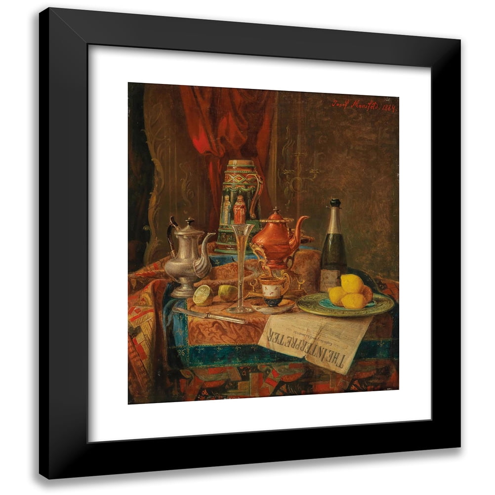 Josef Mansfeld 12x14 Black Modern Framed Museum Art Print Titled - An ...