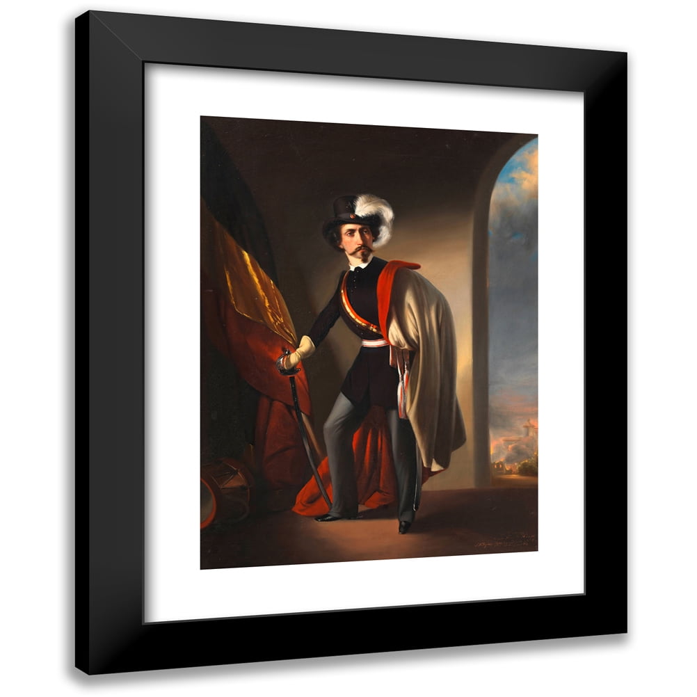 Josef Matthias Aigner 11x14 Black Modern Framed Museum Art Print Titled ...