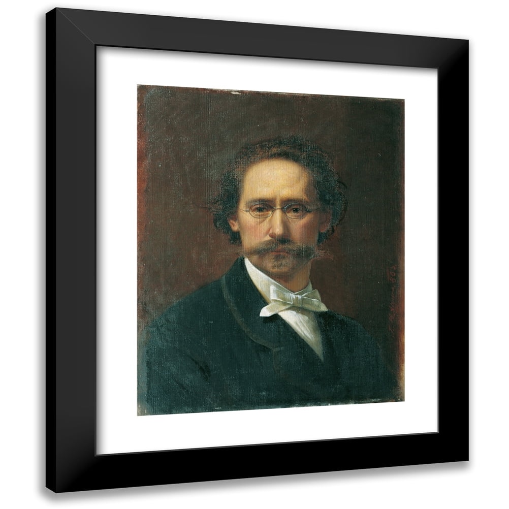 Josef Matthias Aigner 12x14 Black Modern Framed Museum Art Print Titled ...