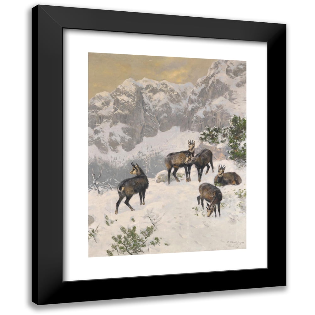 Josef Schmitzberger 19x24 Black Modern Framed Museum Art Print Titled ...