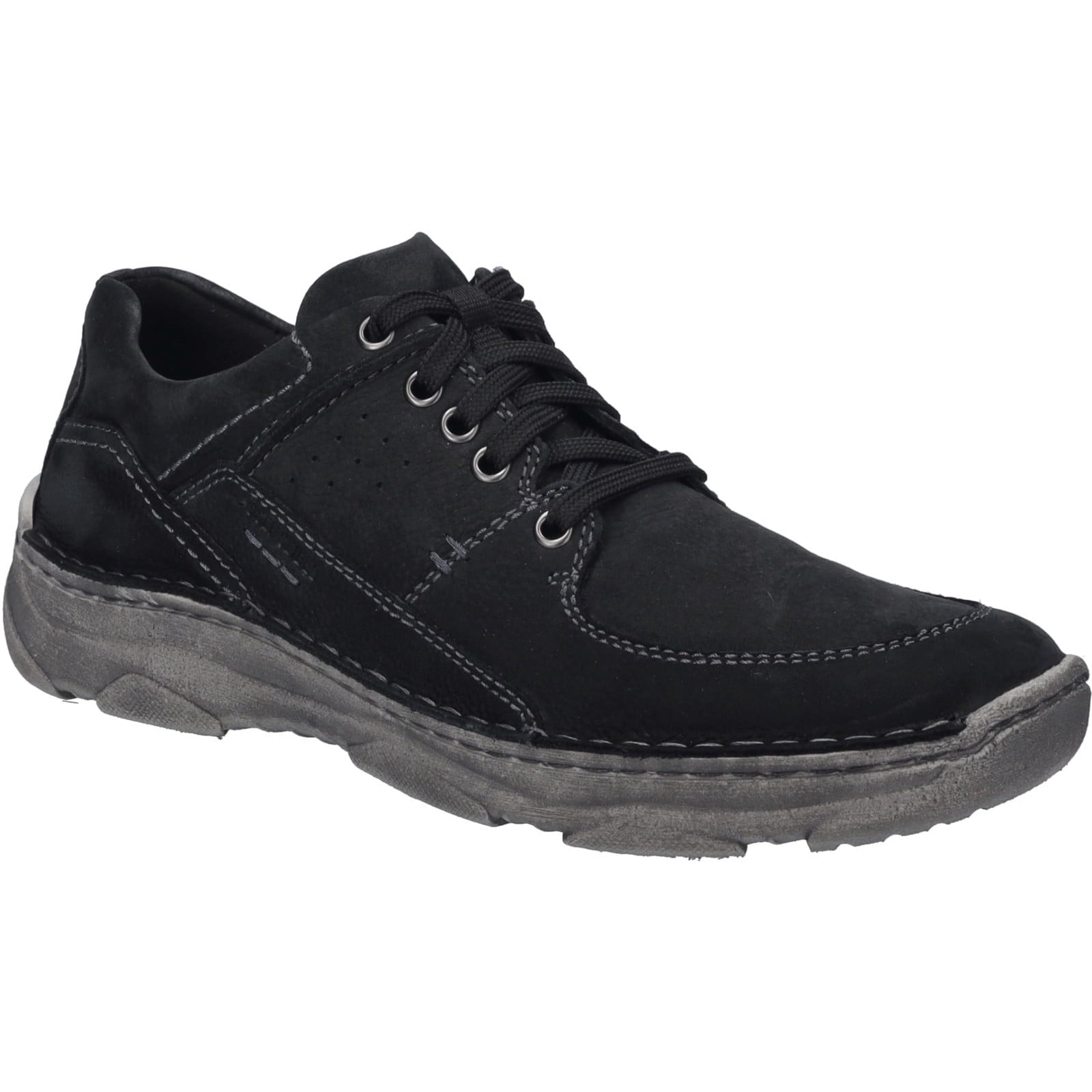 Josef Seibel Men's Liam 01 Lace Up Leather Comfort Shoes - Walmart.com