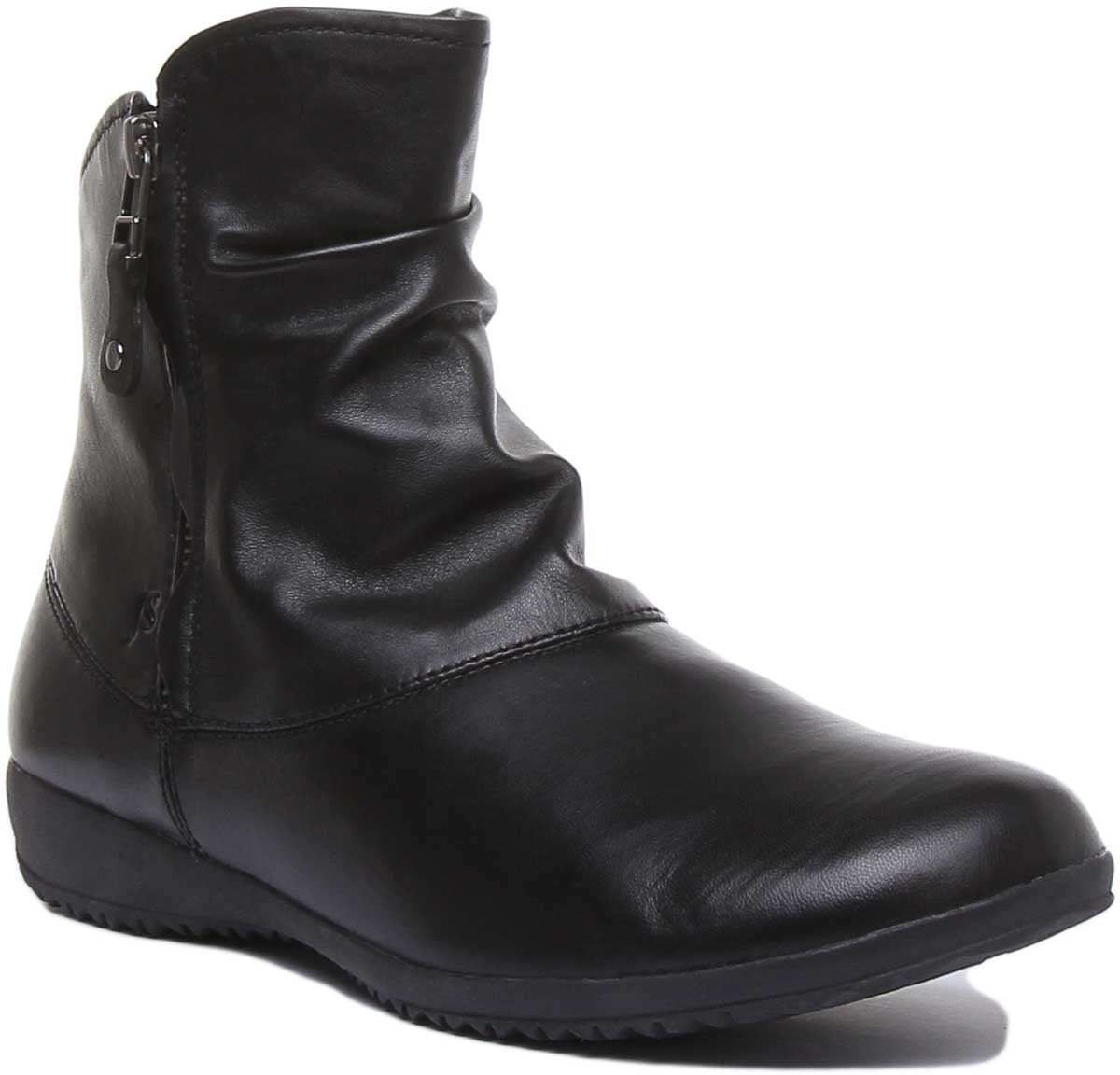Josef Seibel Naly 24 Women's Leather Ankle Boot, Black, Size 8, Side ...