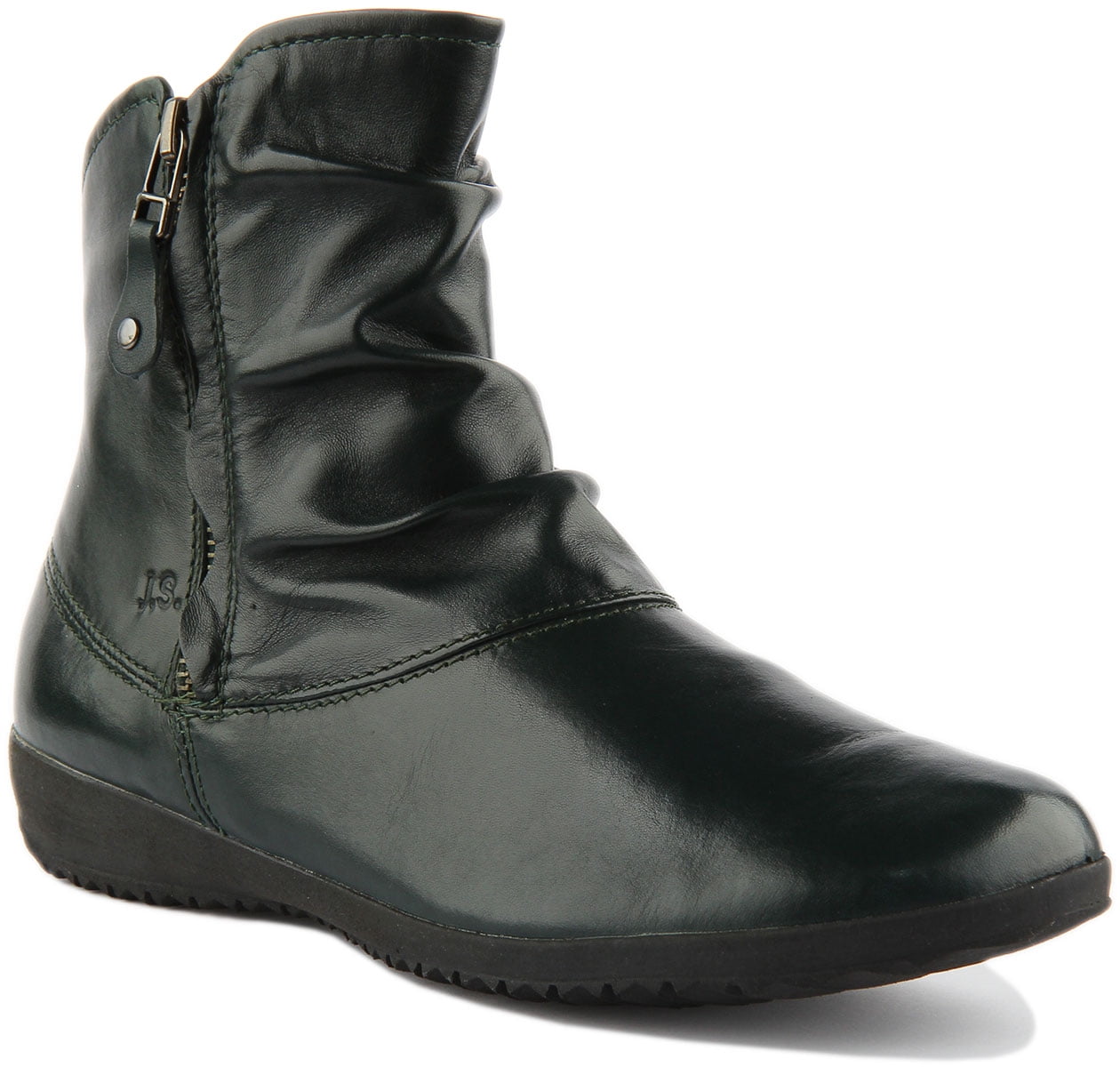 Josef Seibel Naly 24 Women's Leather Casual Ankle Boot With Side Zips ...