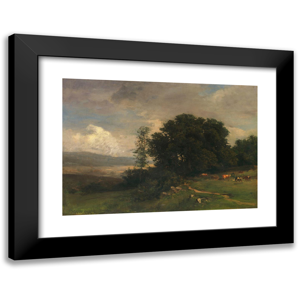 Josef Wenglein 18x14 Black Modern Framed Museum Art Print Titled - View ...