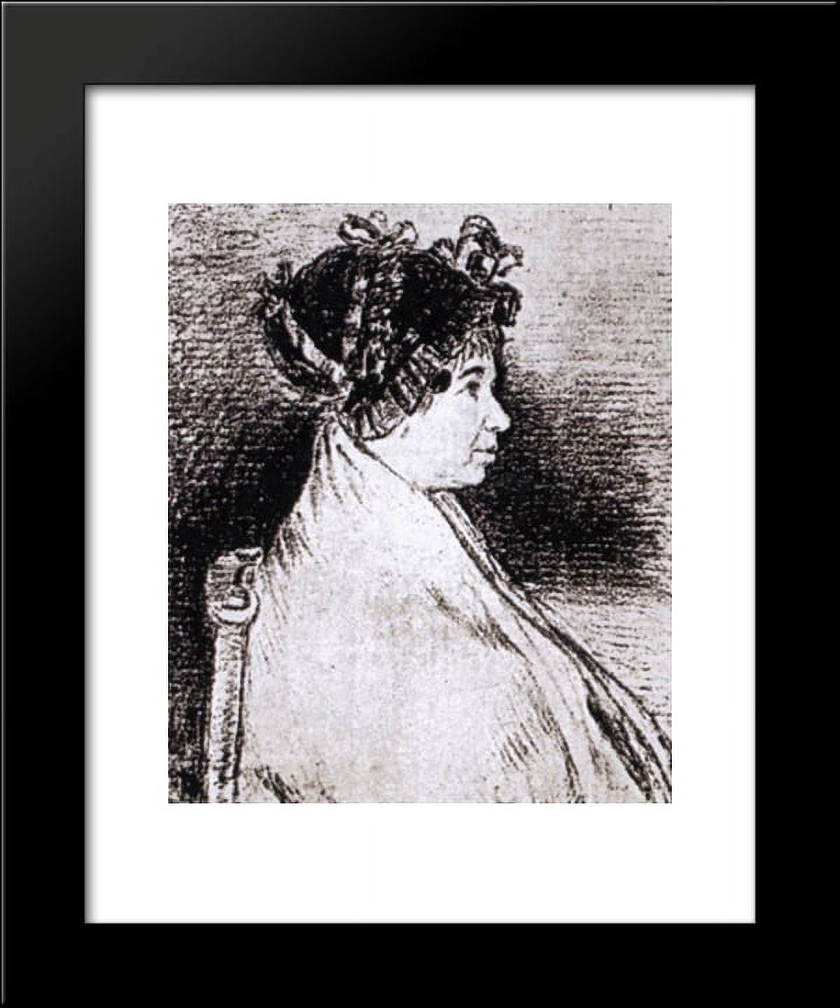 Josefa Bayeu 20x24 Framed Art Print by Francisco Goya - Walmart.com