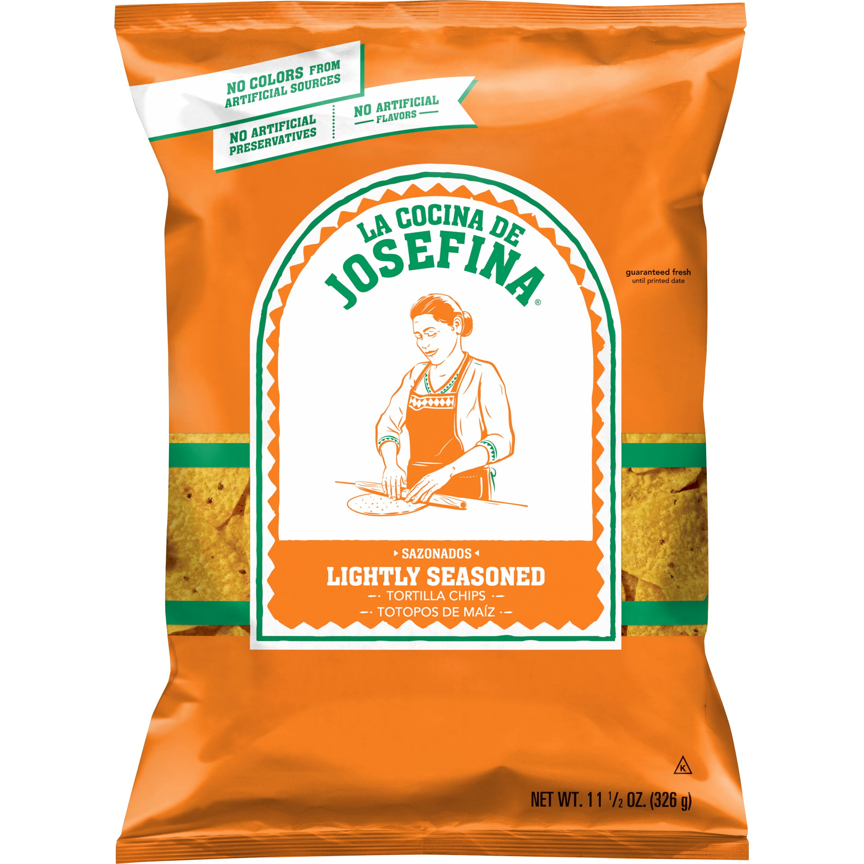 La Cocina De Josefina Tortilla Chips Lightly Seasoned, 11.5 oz Bag ...