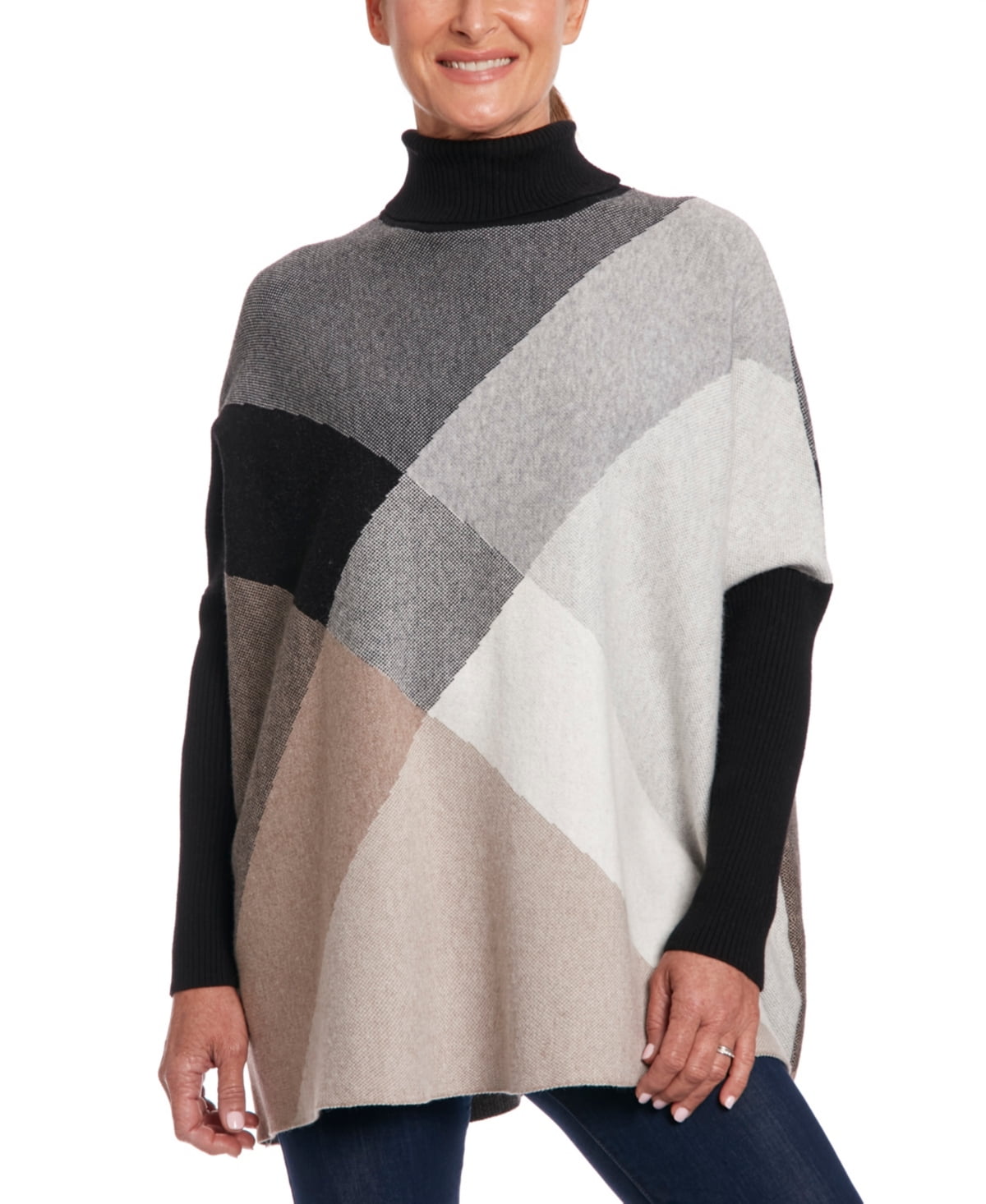 Joseph A. womens Boxy Turtleneck Sweater, XL - Walmart.com