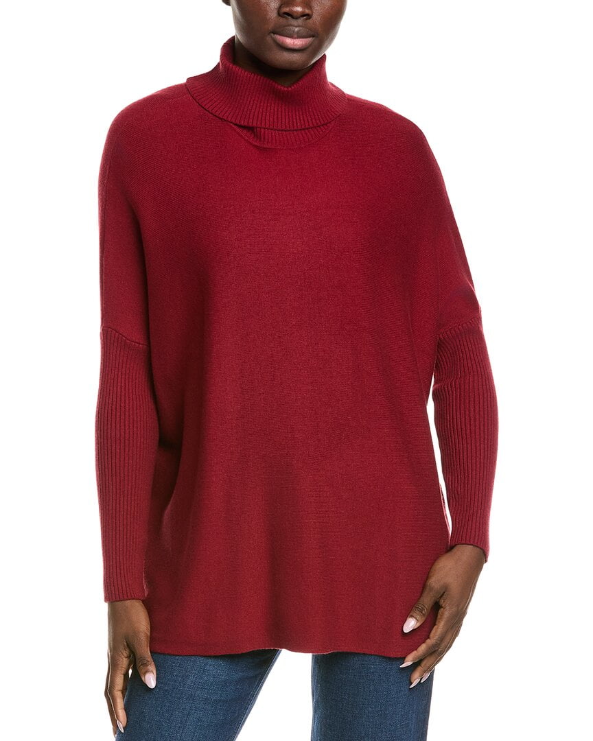 Joseph A. womens Solid Poncho, l, Red - Walmart.com