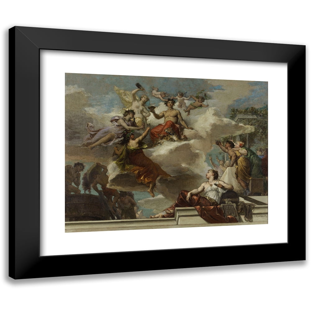 Joseph Alexis Mazerolle 24x20 Black Modern Framed Museum Art Print ...