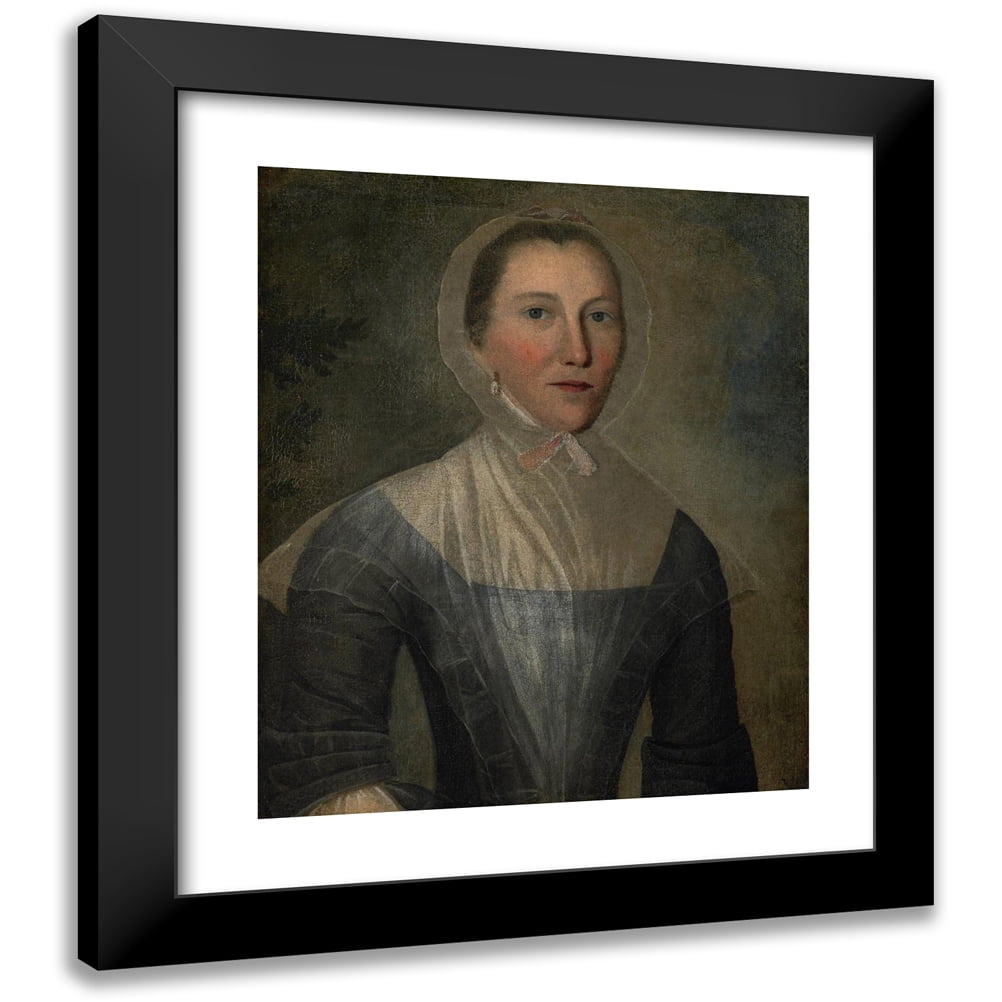 Joseph Badger 12x14 Black Modern Framed Museum Art Print Titled ...