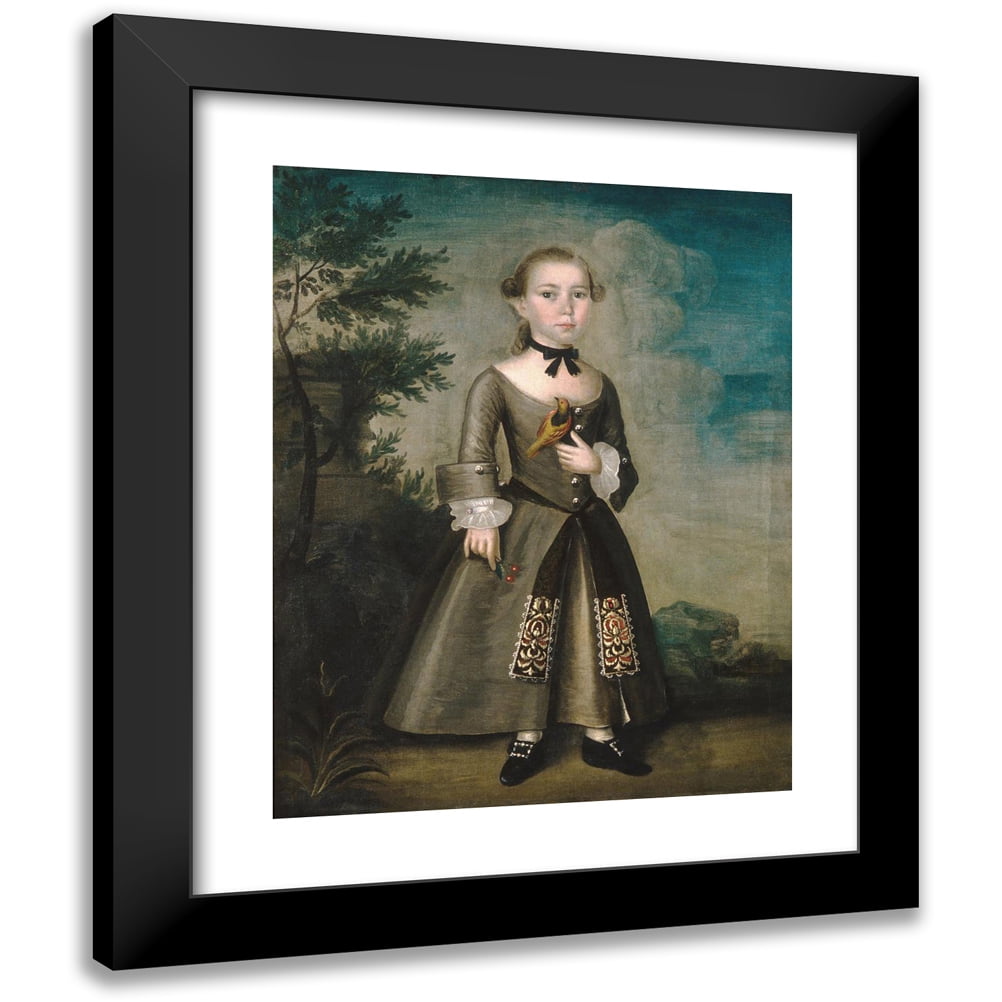 Joseph Badger 20x24 Black Modern Framed Museum Art Print Titled - James ...