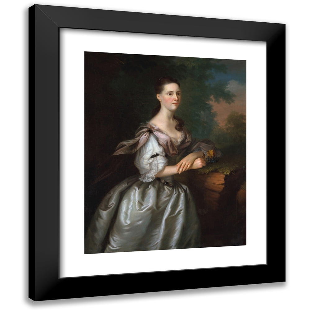 Joseph Blackburn 12x14 Black Modern Framed Museum Art Print Titled ...