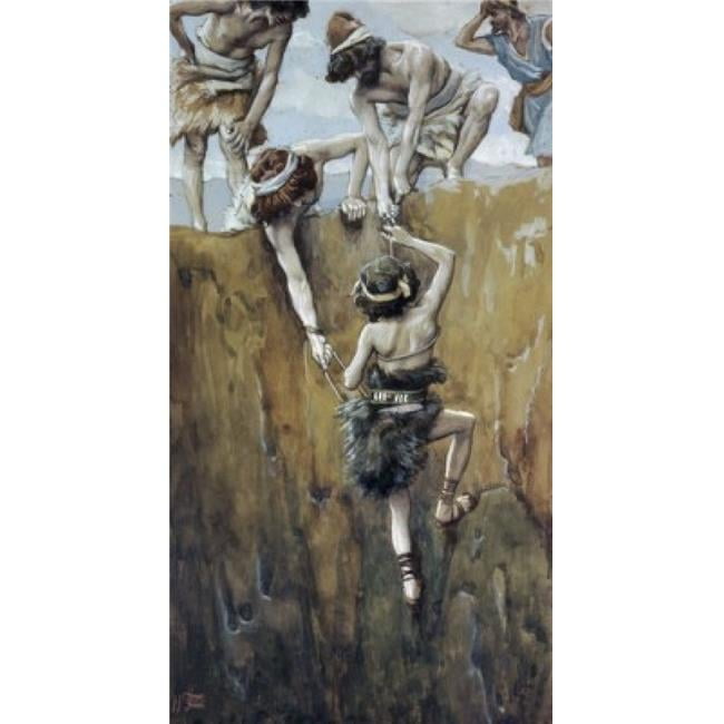 Joseph Cast Into the Pit James J. Tissot 1836-1902 French Jewish Museum New York Poster Print ...