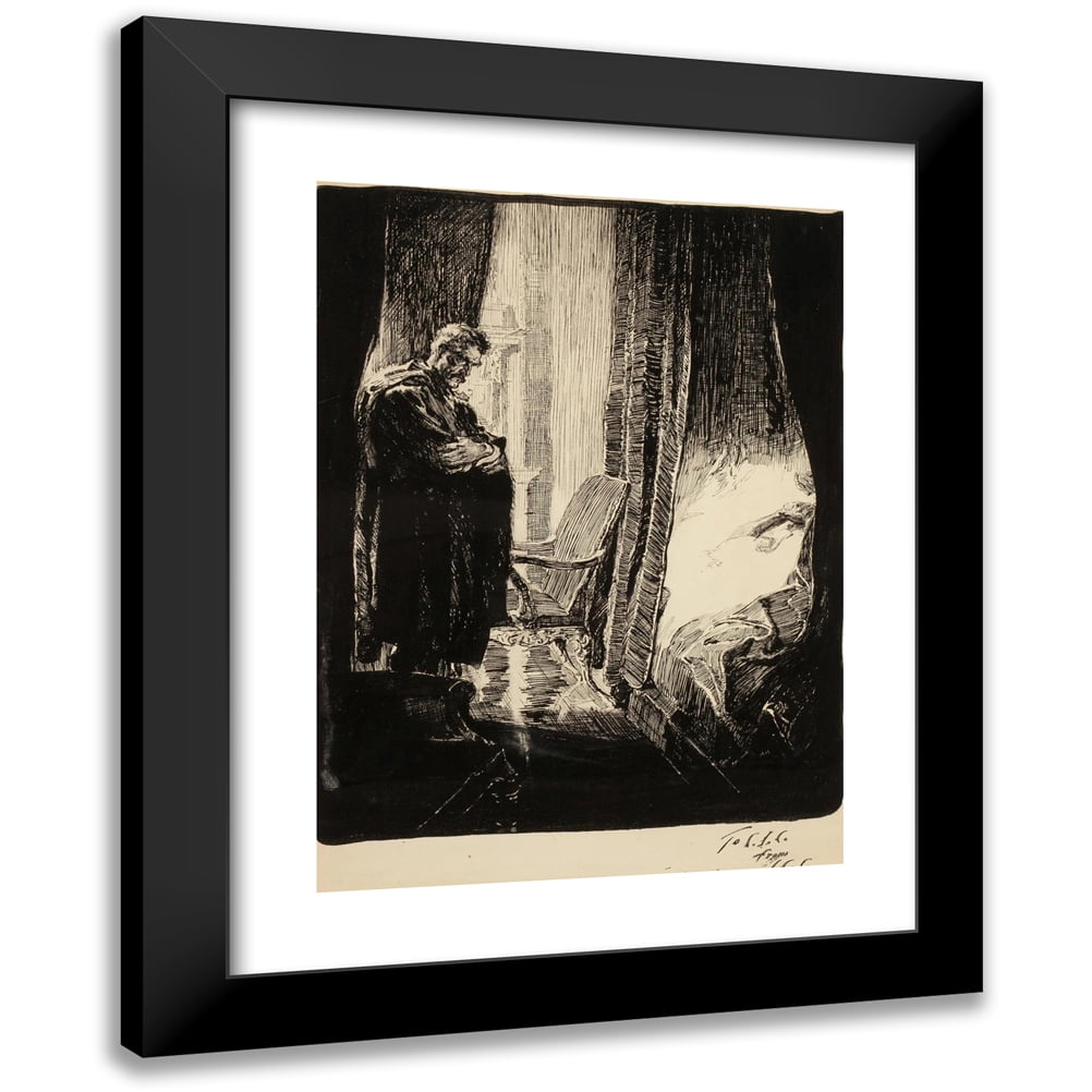Joseph Clement Coll 14x18 Black Modern Framed Museum Art Print Titled ...