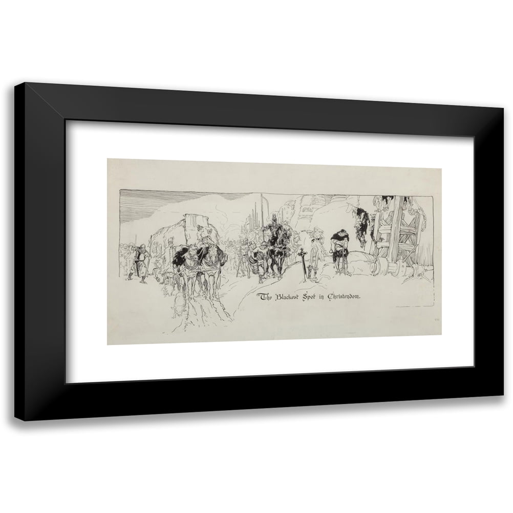 Joseph Clement Coll 24x15 Black Modern Framed Museum Art Print Titled ...
