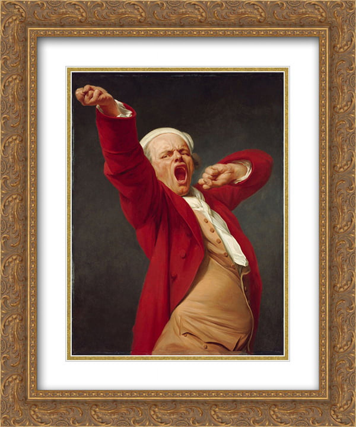 Joseph Ducreux 2x Matted 20x24 Gold Ornate Framed Art Print 'Self ...