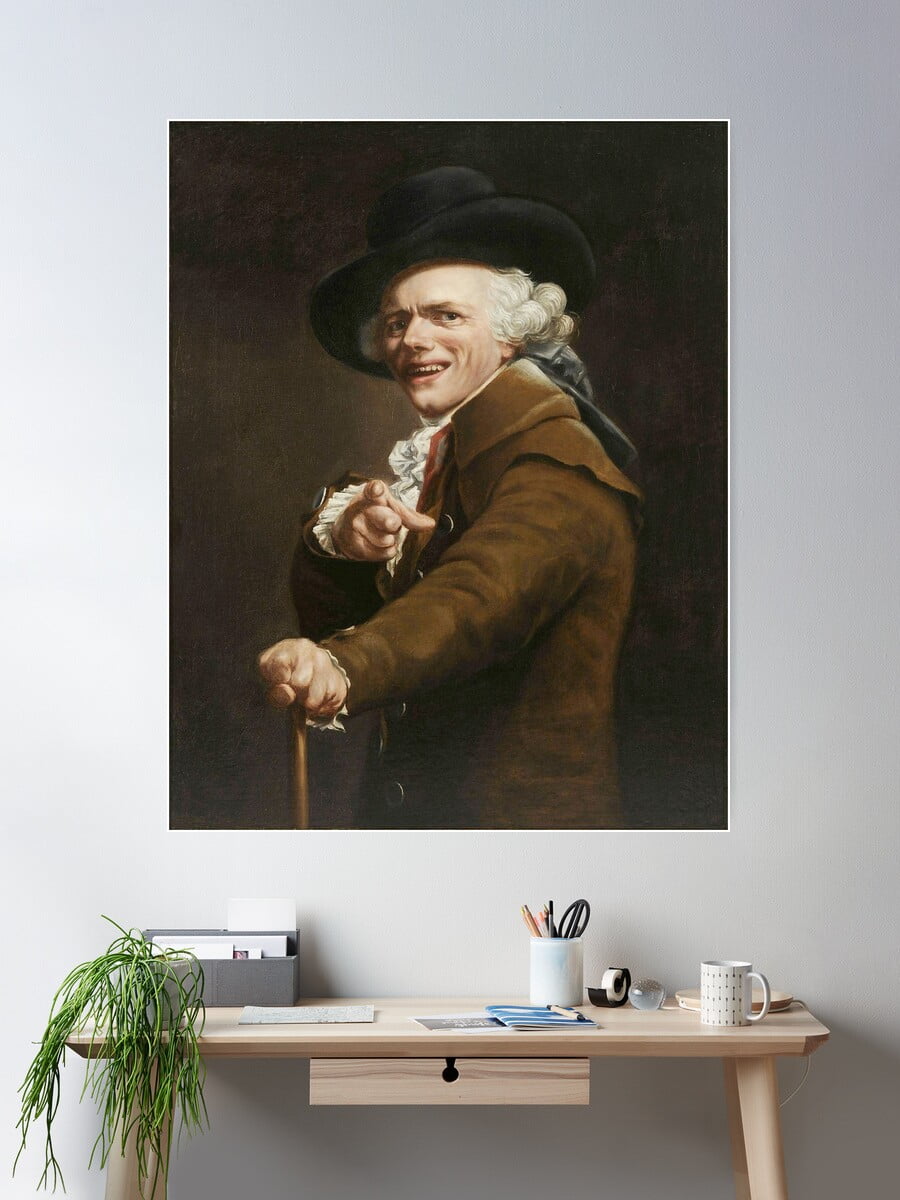 Joseph Ducreux - Self-Portrait Of The Artist In The Guise Of A Mocker ...