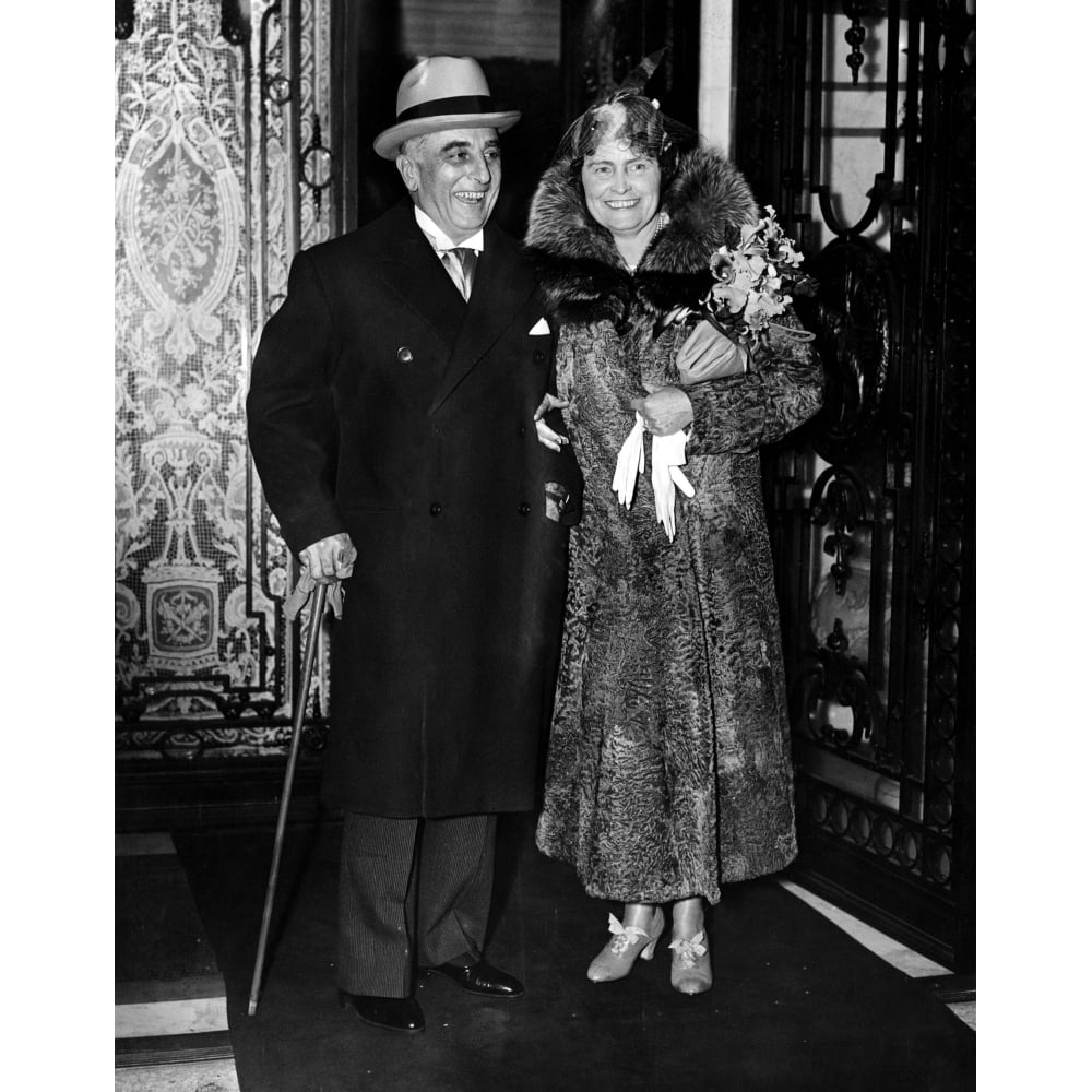 Historic Fine Art Print: Davies & Marjorie Post Wedding (24 x 36 ...