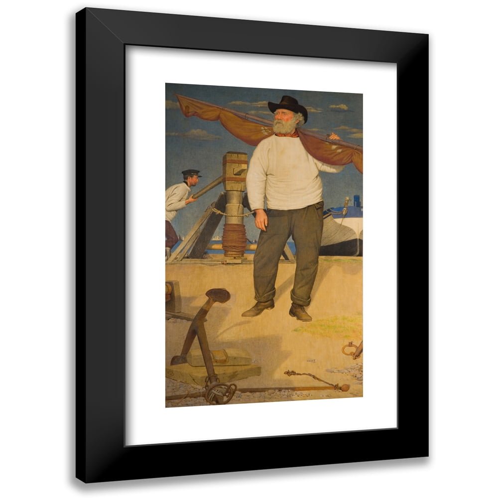 Joseph Edward Southall 12x18 Black Modern Framed Museum Art Print ...